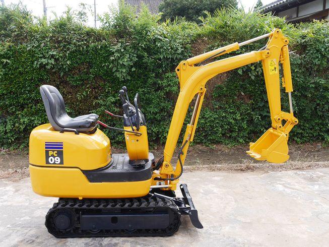 中古バックホーコマツPC09-1整備済、キャタ新品商品詳細【中古農機具販売 UMM】